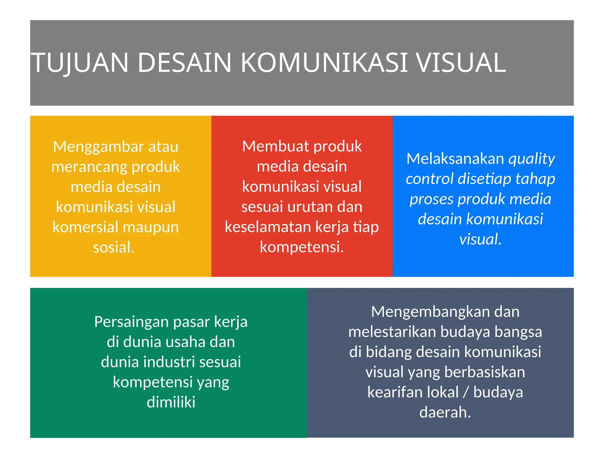 Presentasi jurusan desain komunikasi visual | PPT