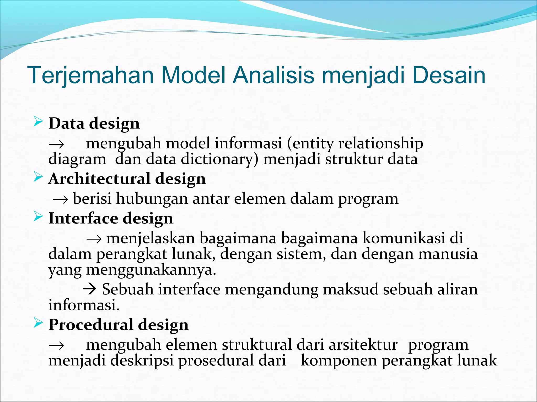 Desain arsitektur-pl-pert5 | PPT