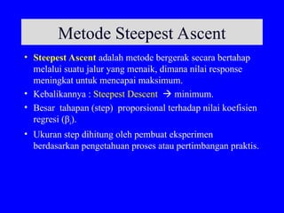 PPT perancangan proses menggunakan metode RSM | PPT