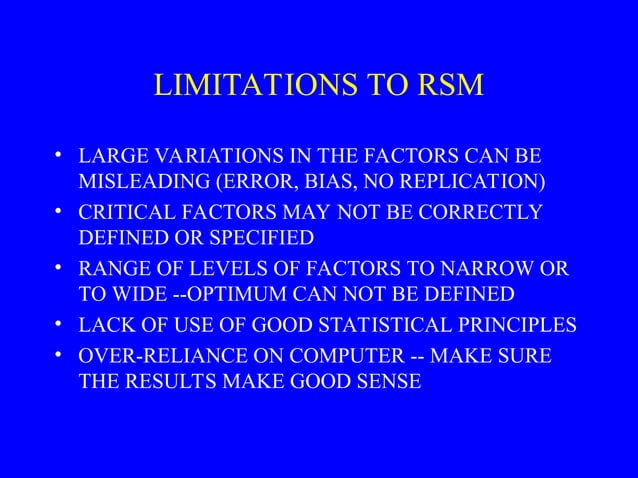 PPT perancangan proses menggunakan metode RSM | PPT