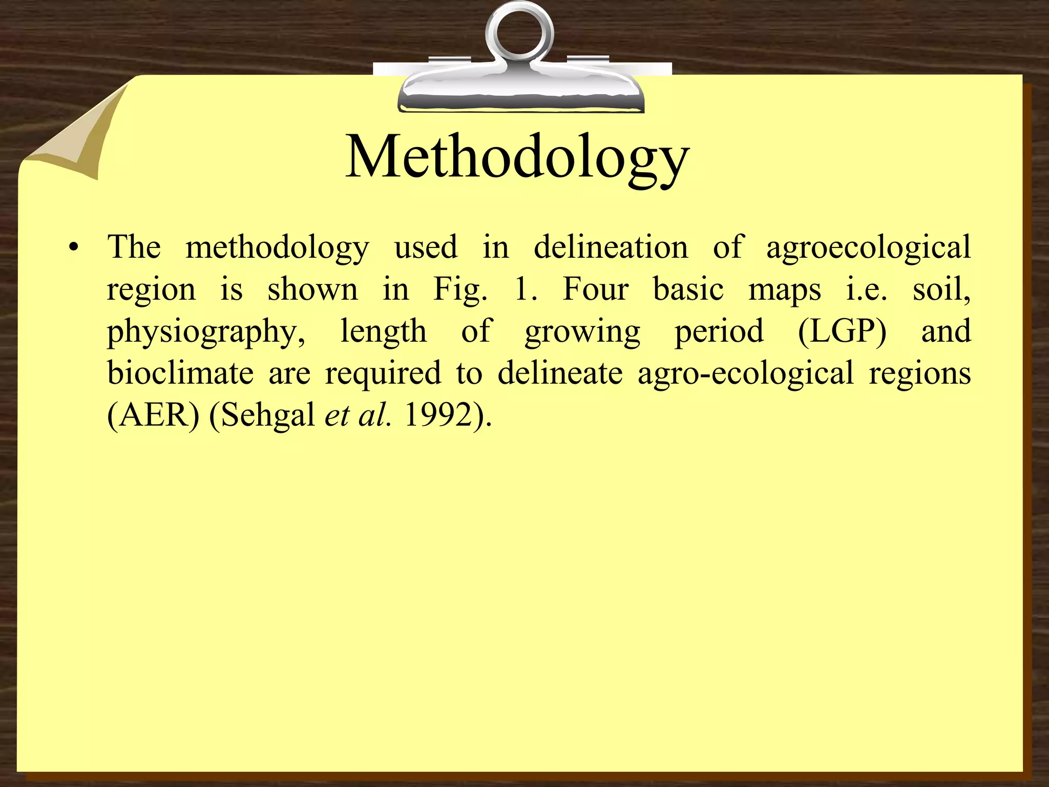 Agro Ecological Zones | PPTX
