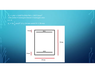 Desain balok beton bertulang | PDF