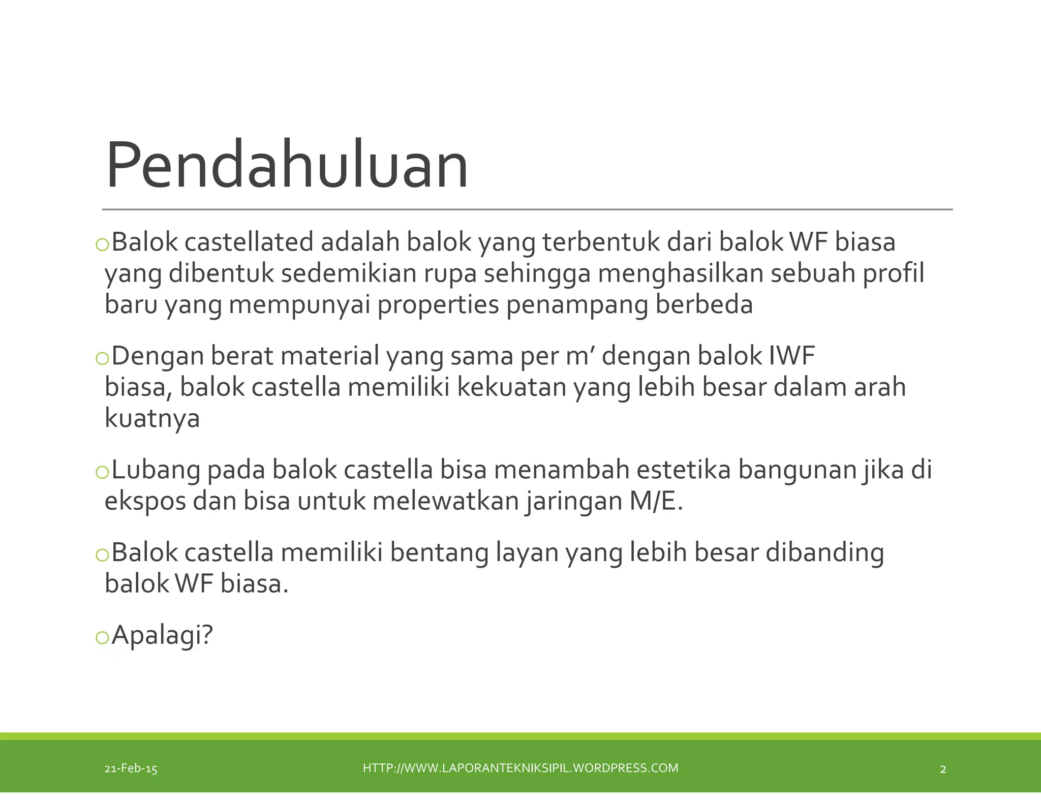 Desain balok castellated | PDF