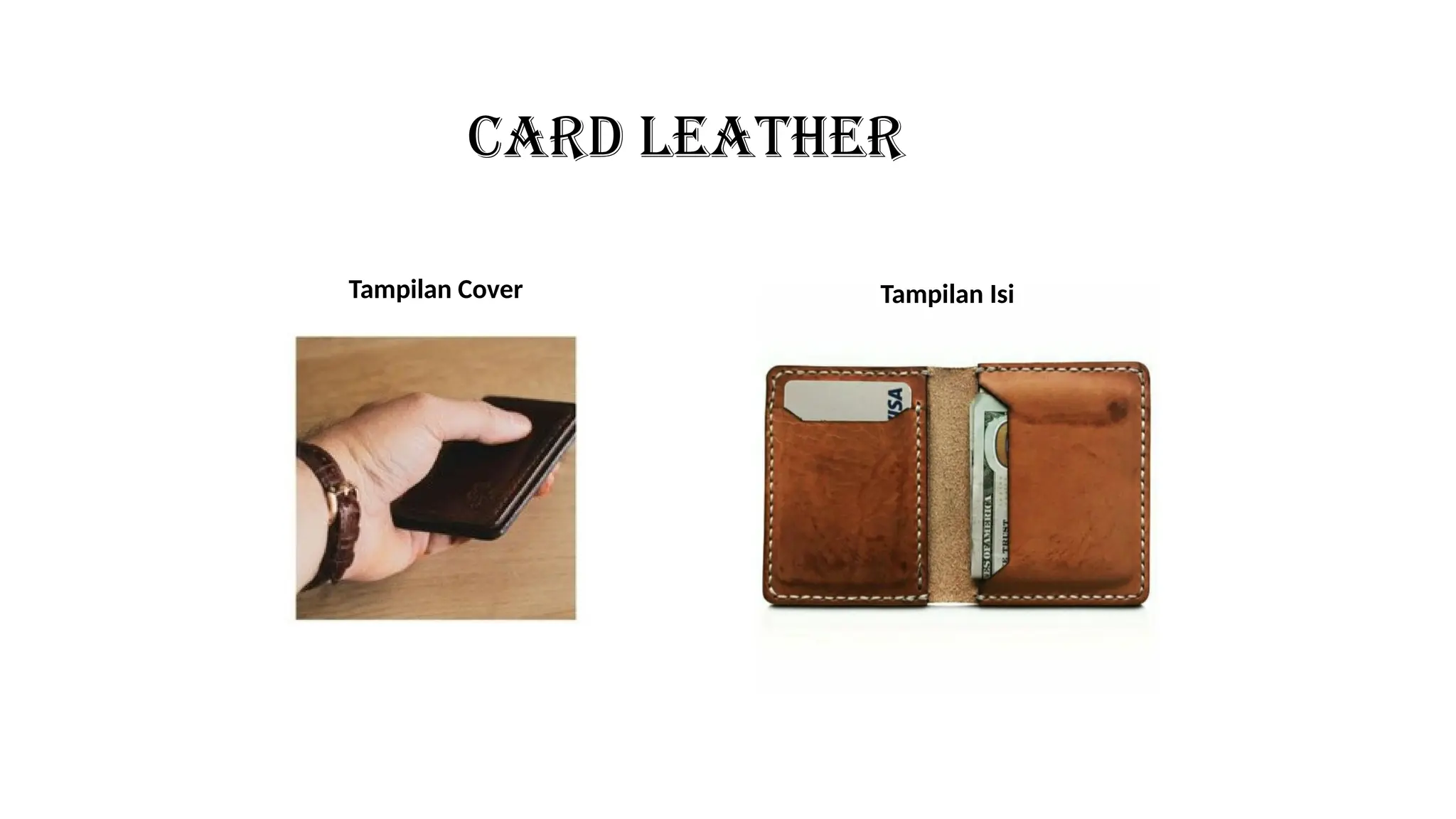 Desain Book & Card Leather good for estetic | PPTX | Books and Literature