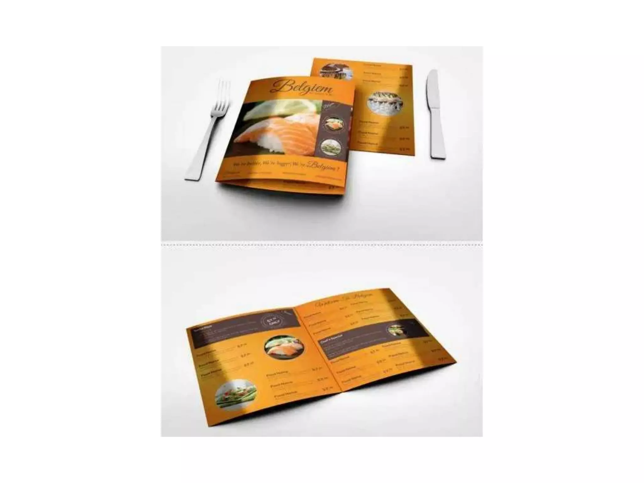 Desain brosur restoran | PPT