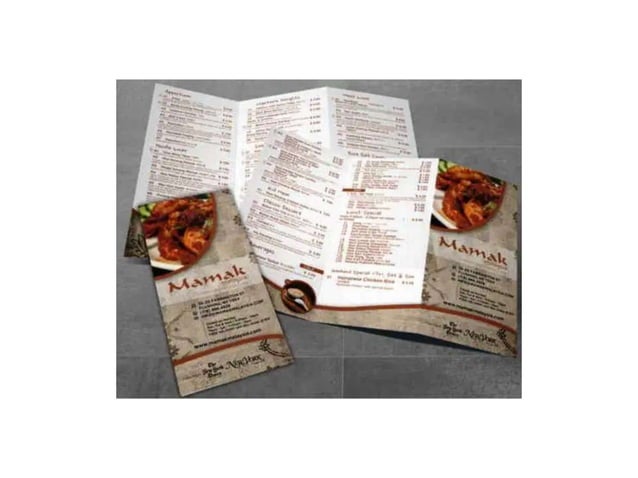 Desain brosur restoran | PPT