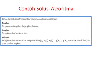 Desain dan analisis algoritma | PPTX