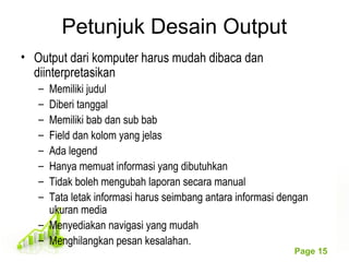 Desain dan prototiping output | PPT