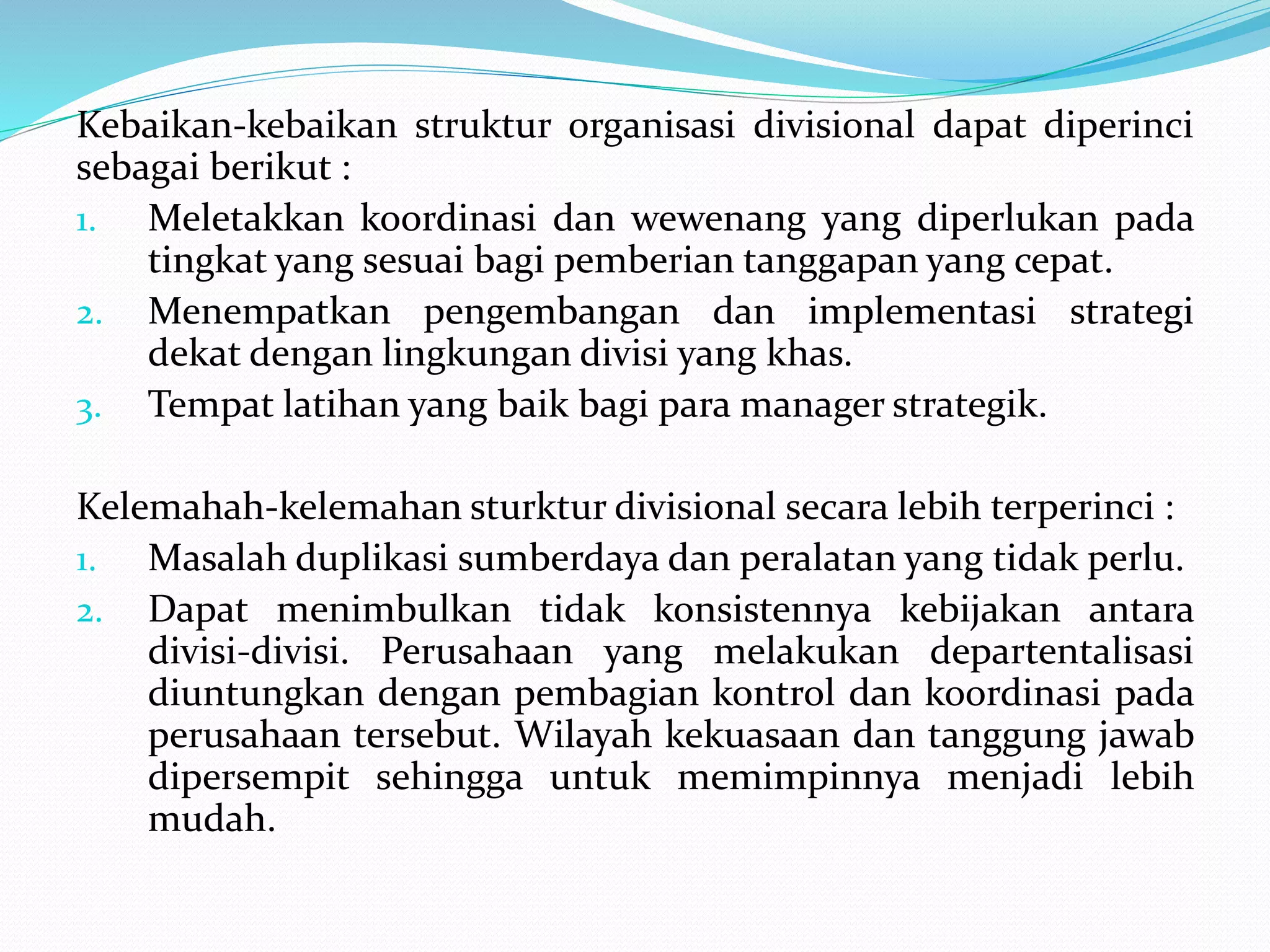 Desain dan Struktur Organisasi | PPTX