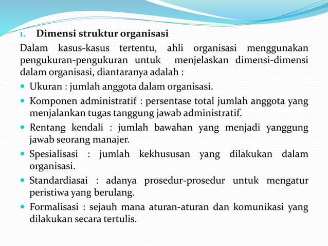 Desain dan Struktur Organisasi | PPTX