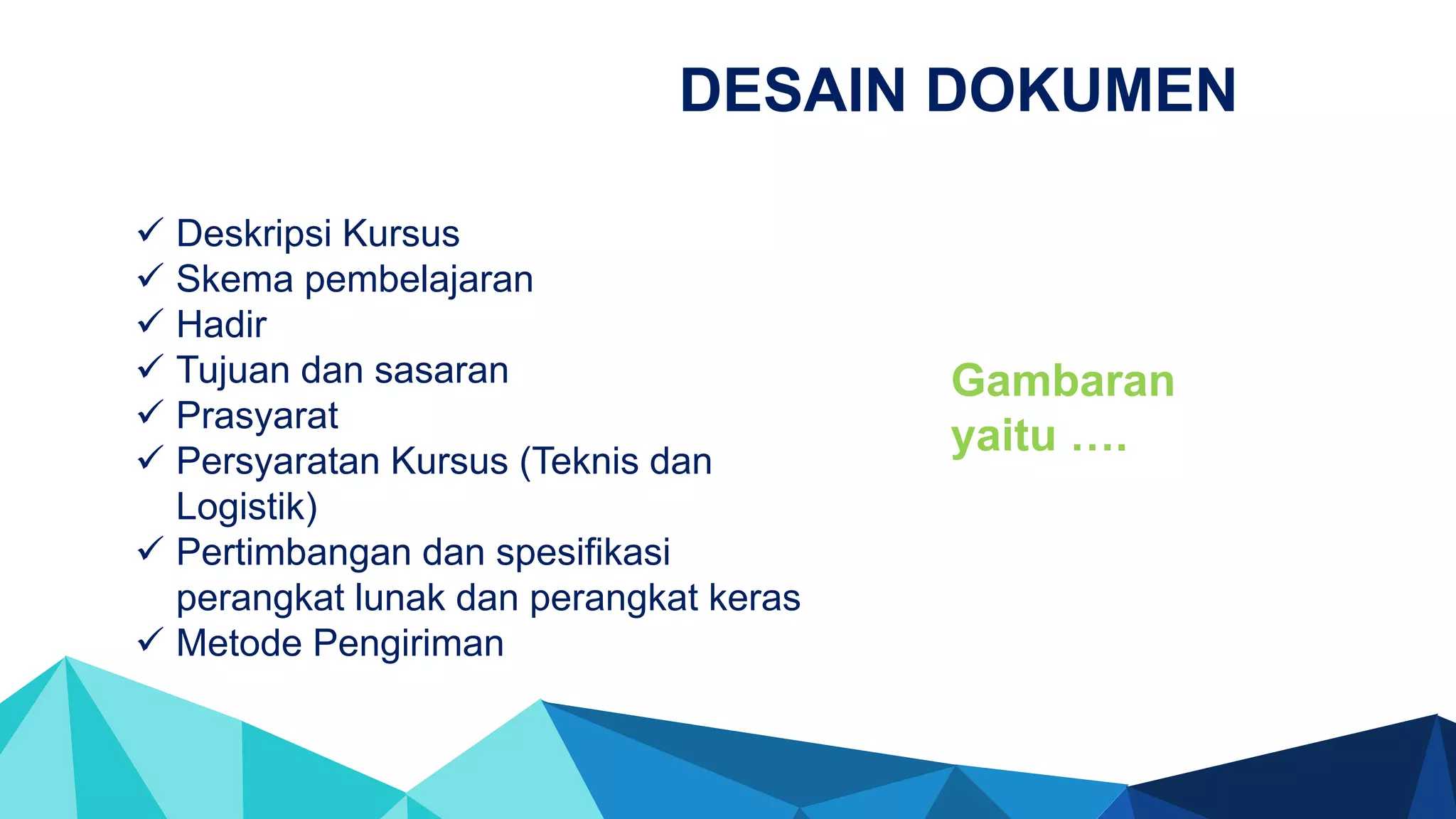 Desain dokumen | PPT