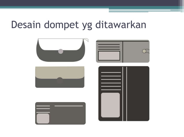 Desain dompet | PPT