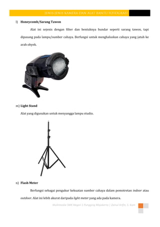 Desain grafis percetakan memahami jenis jenis kamera dan alat bantu ...
