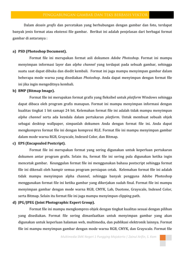 Desain Grafis Percetakan menerapkan penggabungan gambar dan teks ...