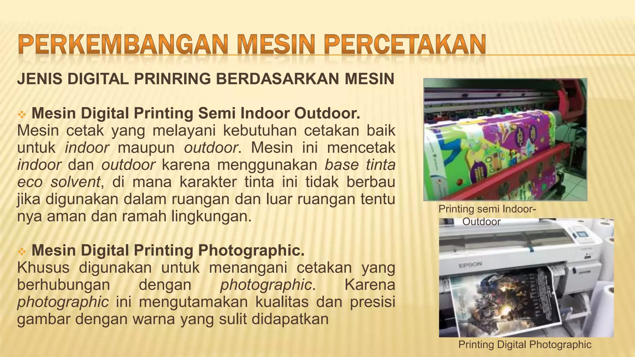 Desain grafis percetakan perkembangan teknologi percetakan | PPSX