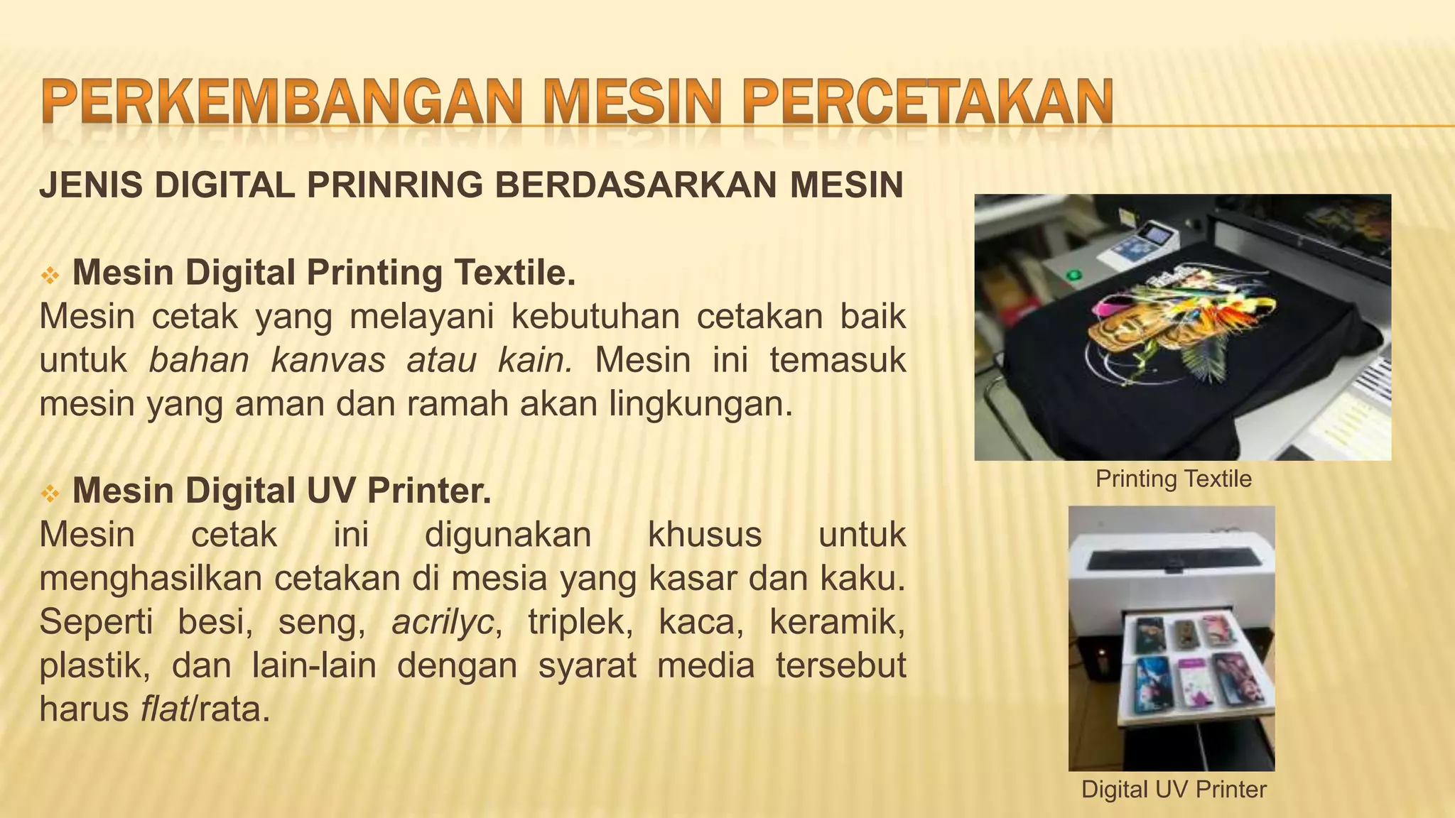 Desain grafis percetakan perkembangan teknologi percetakan | PPSX