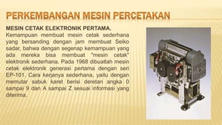 Desain grafis percetakan perkembangan teknologi percetakan | PPSX