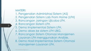 Desain dan Implementasi Sistem Lab From Home (LFH) | PDF