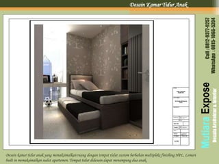 Desain Interior Apartemen Four Season | PPTX