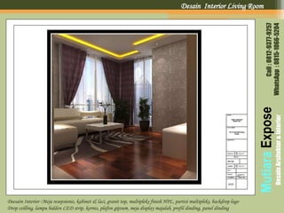 Desain Interior Apartemen Four Season | PPTX