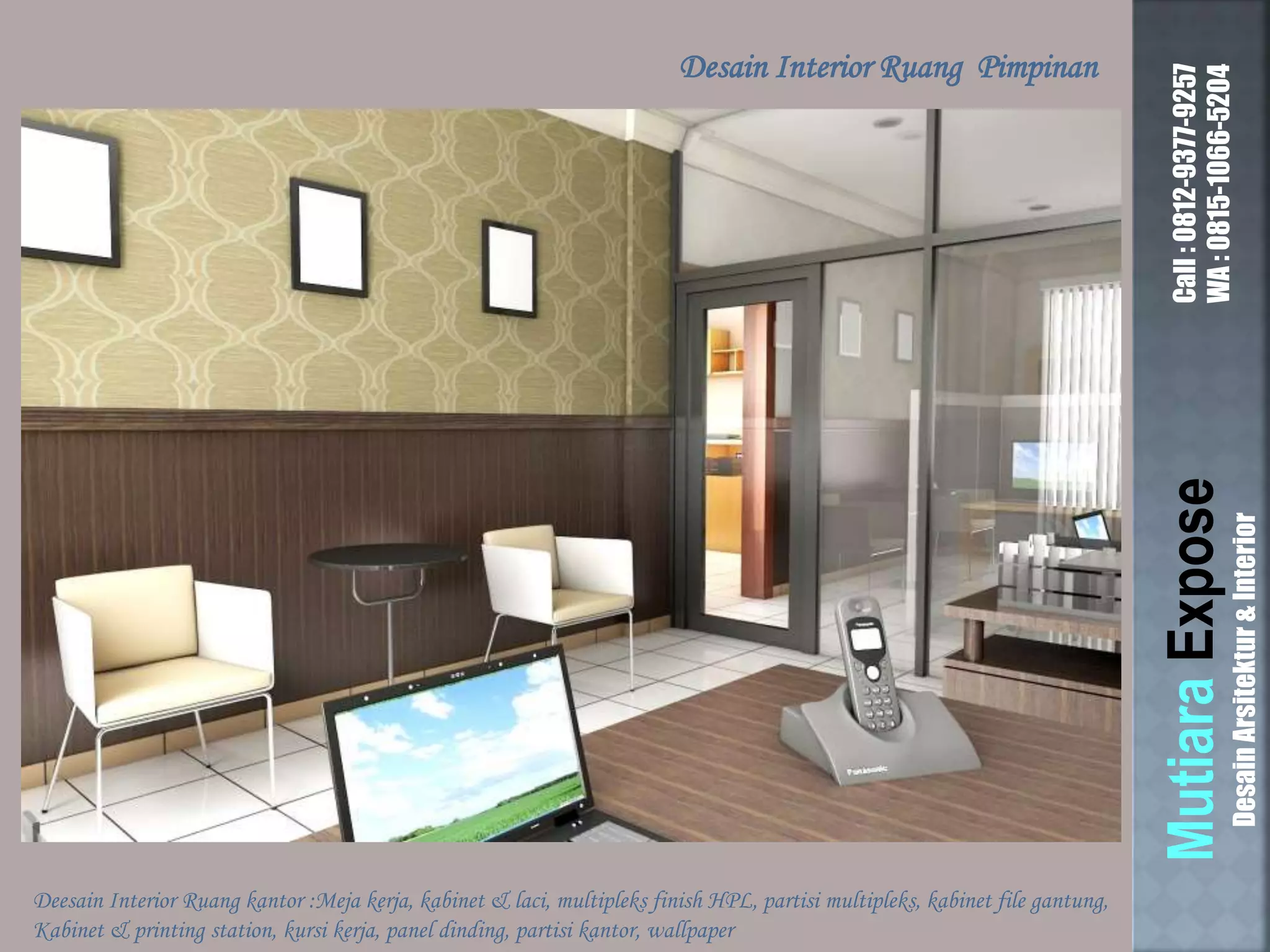 Desain interior kantor global petro america | PPTX
