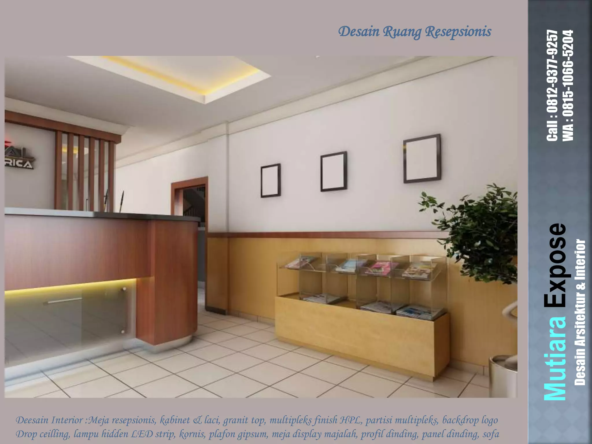 Desain interior kantor global petro america | PPTX