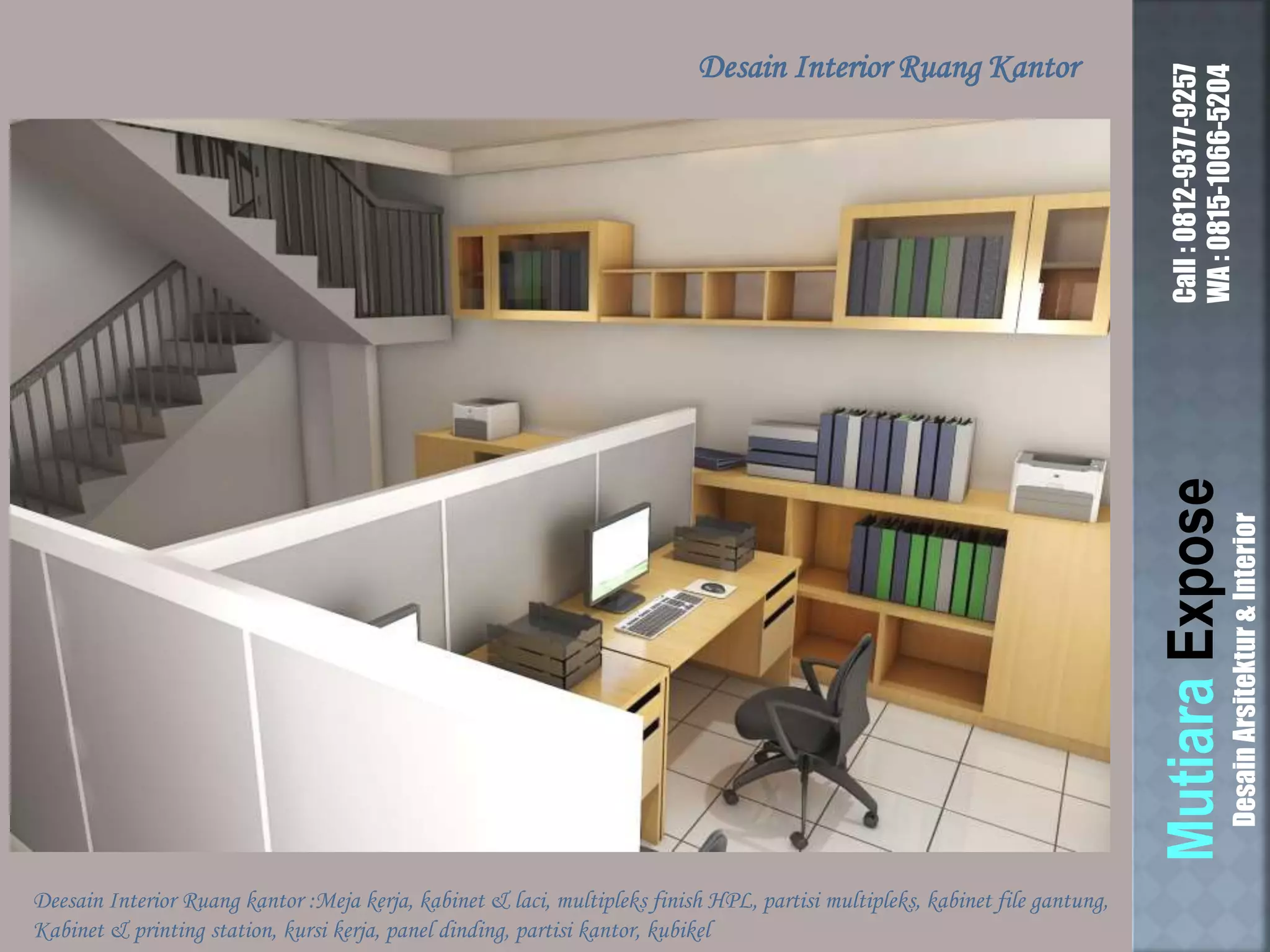 Desain interior kantor global petro america | PPTX