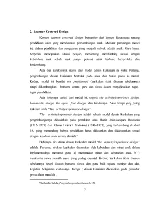 Desain kurikulum | DOCX