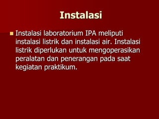 Desain lab fisika | PPTX