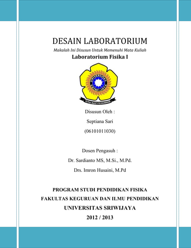 Desain laboratorium | DOCX