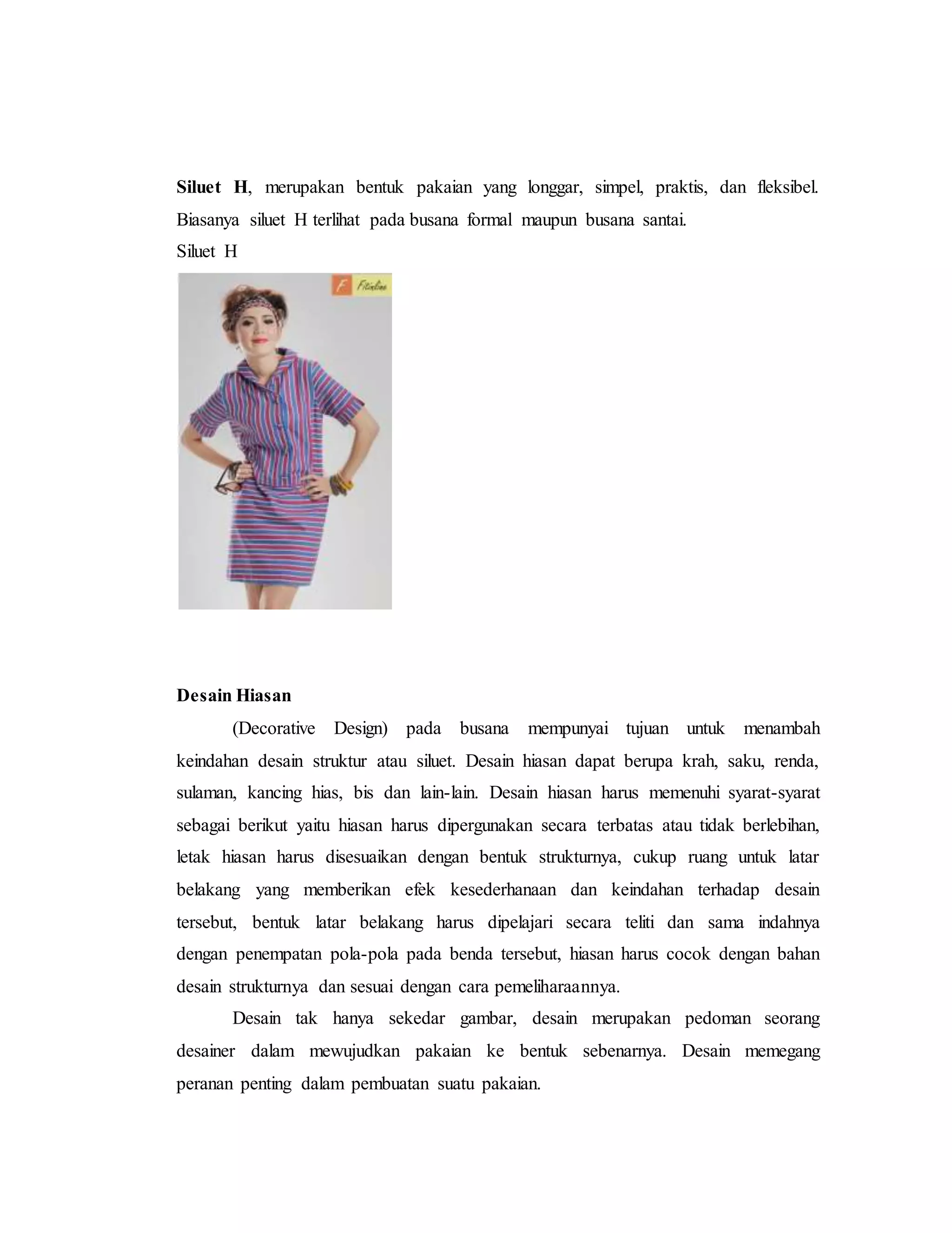 Desain merupakan perencanaan dalam pembuatan sebuah objek | DOCX