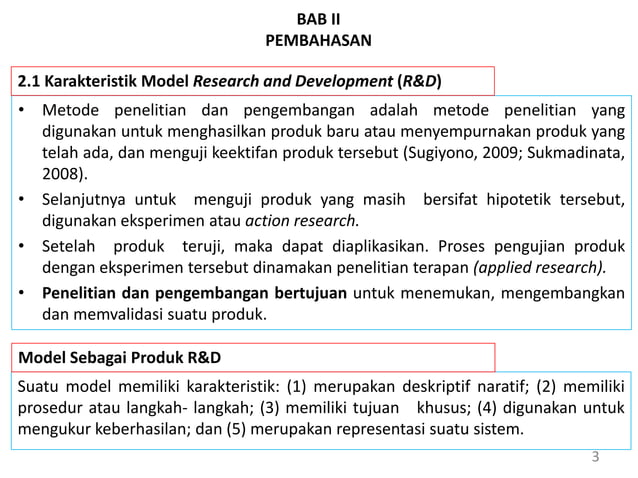 Desain Model Pengembangan Wademan | PPTX