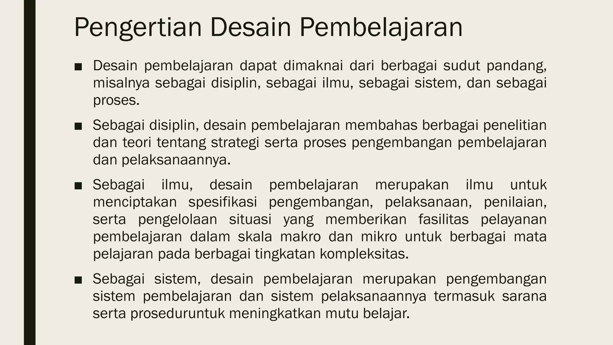 Desain pembelajaran | PDF