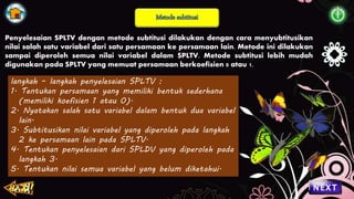 Evina Triagustina media pembelajaran berbasis ppt materi sistem persamaan linear tiga variabel ...