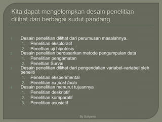 Desain penelitian | PPTX