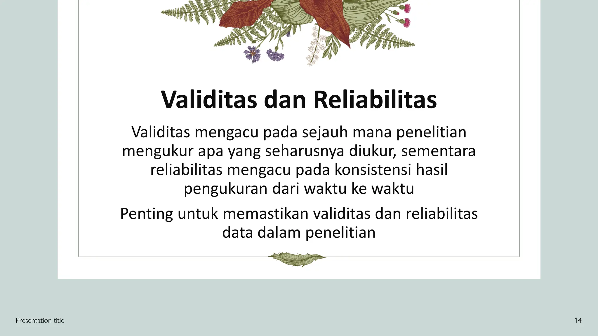 DESAIN PENELITIAN untuk yang membutuhkan | PPT