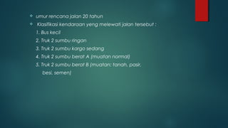 Desain perkerasan jalan | PPT