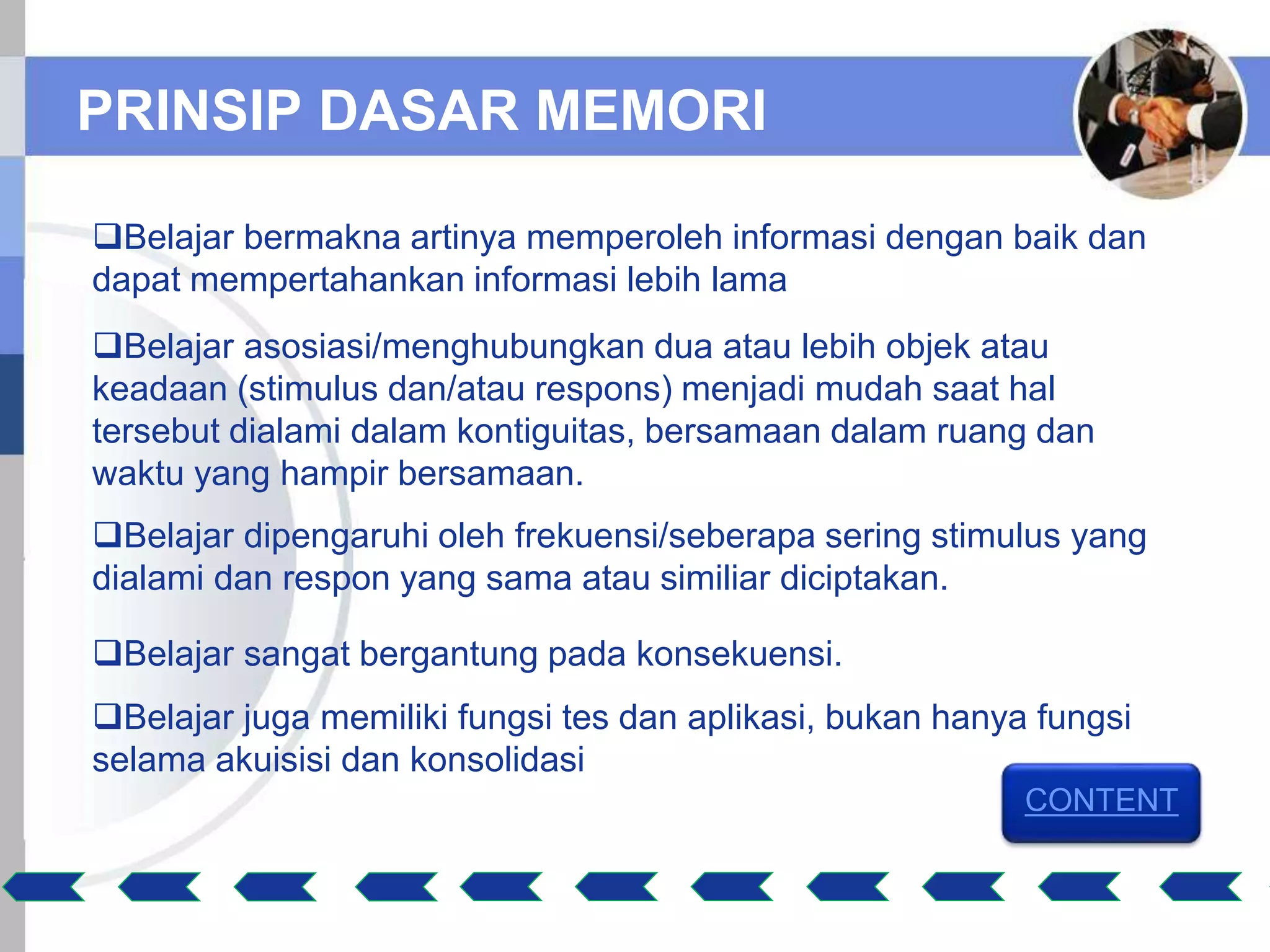 Memory Principles I & II | PPSX
