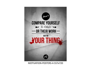 Desain poster motivasi yang unik | PPTX