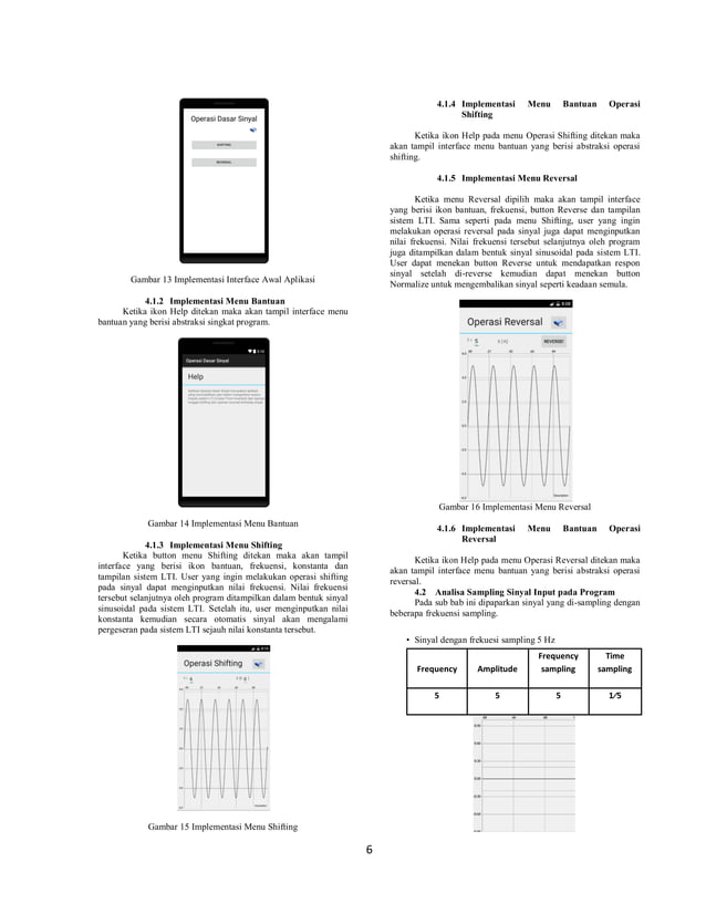 Desain program shifting dan reversing sinyal pada android device | PDF