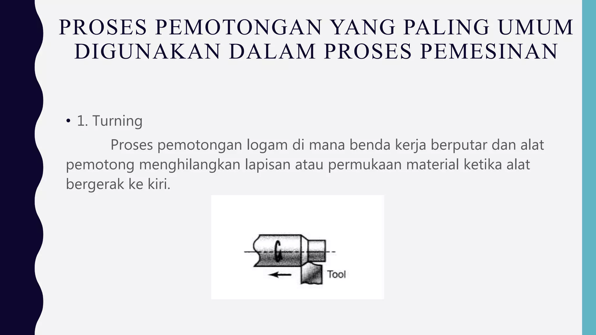 Desain proses pemesinan logam | PPTX