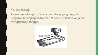 Desain proses pemesinan logam | PPTX