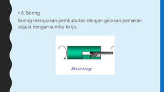Desain proses pemesinan logam | PPTX