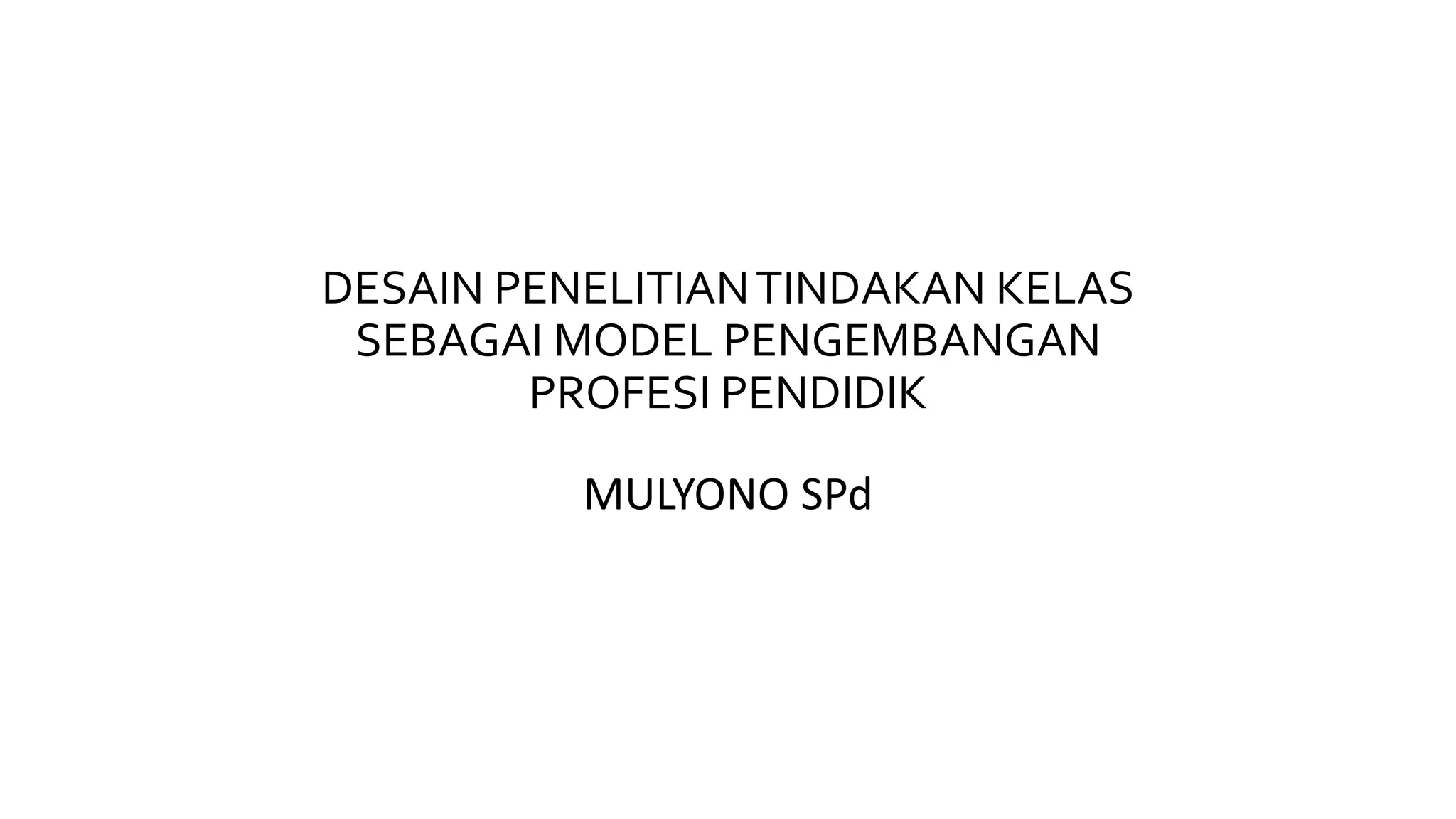 PTK_SEBAGAI_MODEL | PPT