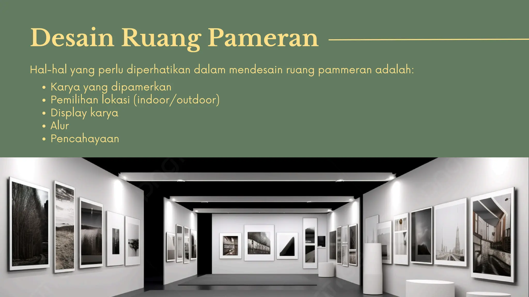 Desain Ruang Pameran Kelas IX semester 1 | PDF