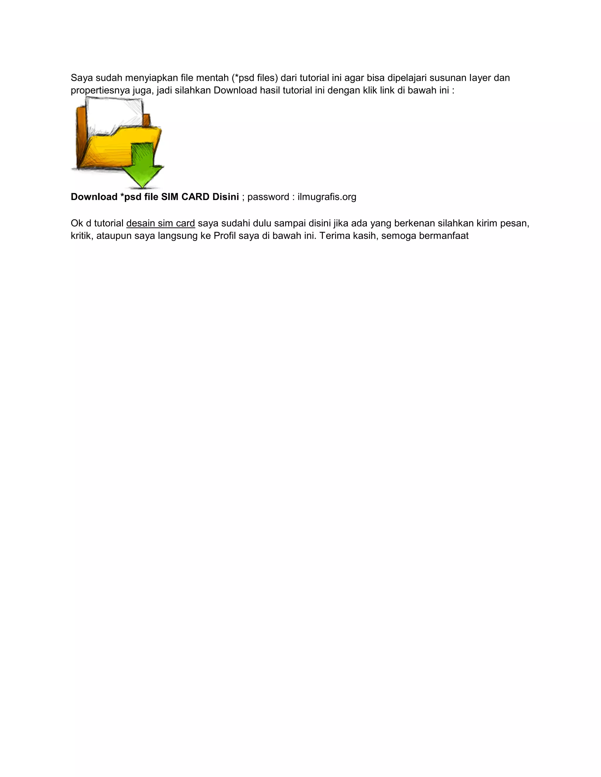 Desain sim card dengan photoshop | PDF