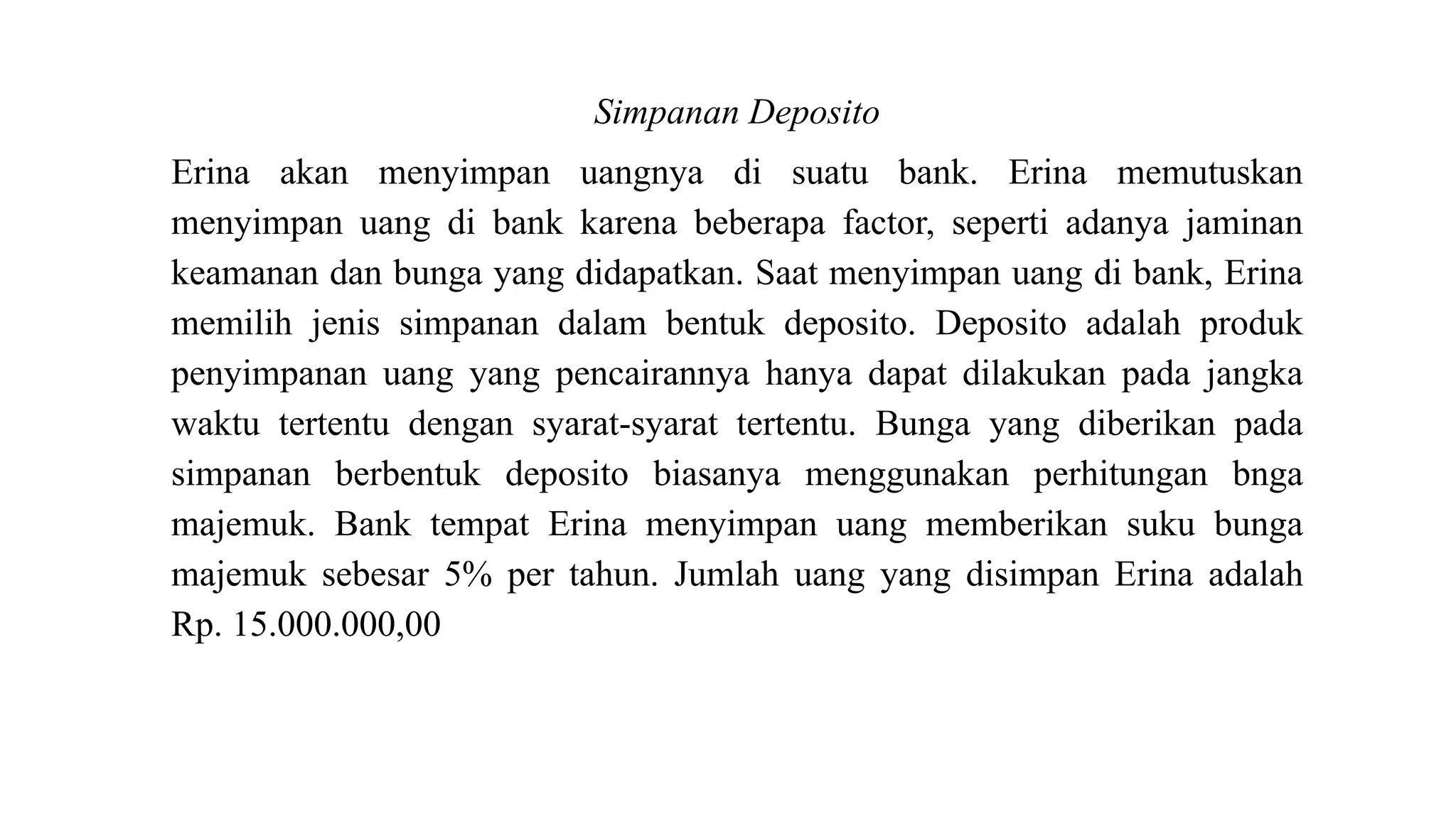 Latihan Soal Simpanan Deposito (Literasi dan Numerasi).pptx