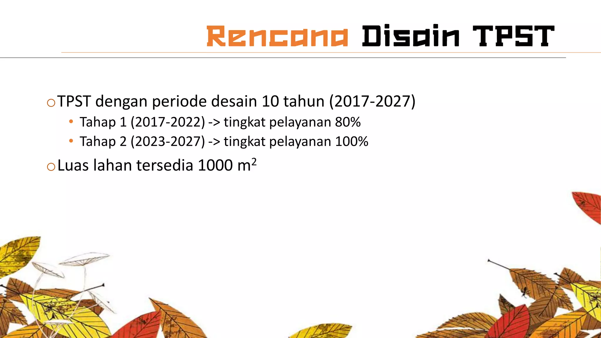 Desain TPST Skala Kawasan | PDF