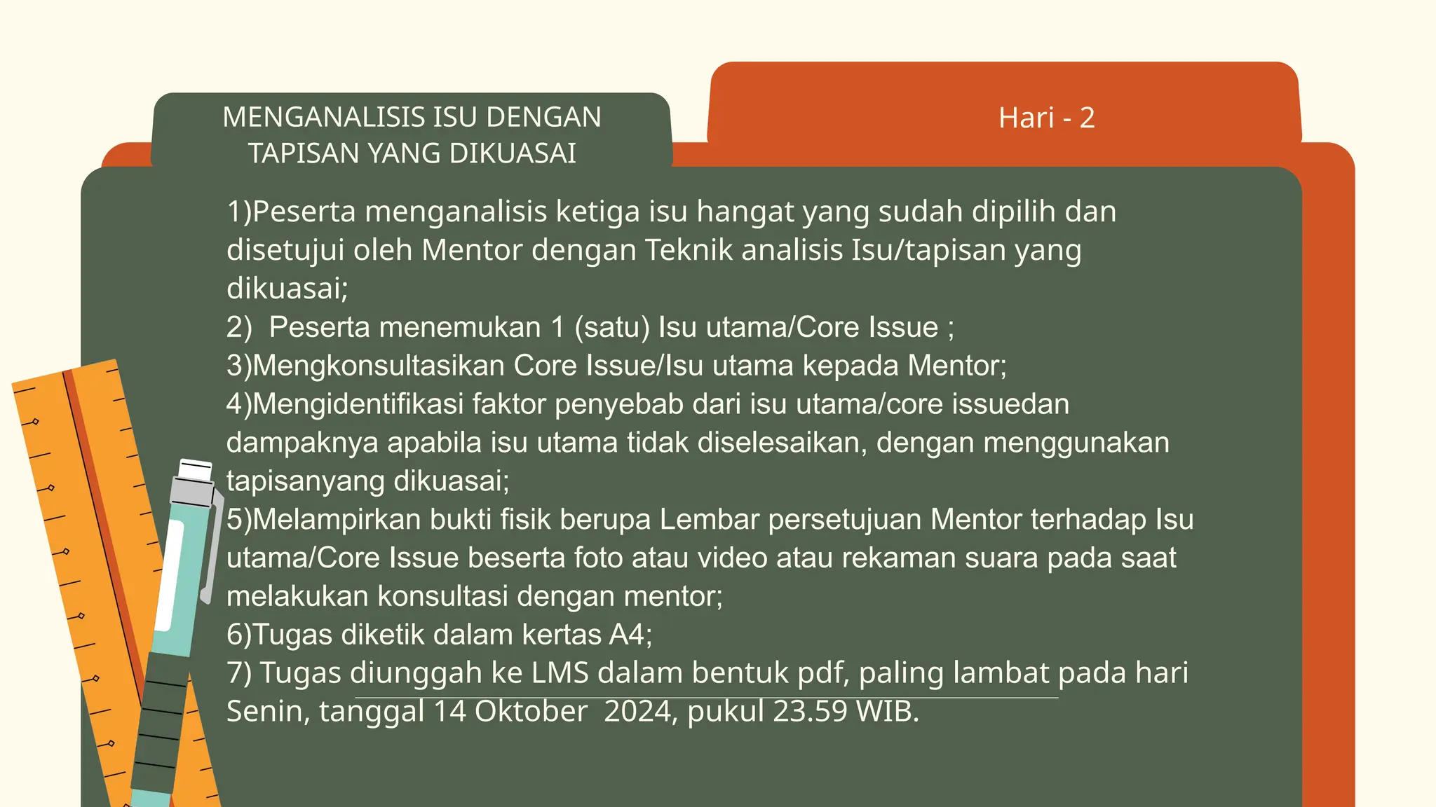 DESAIN TUGAS TUGAS YANG DIBERIKAN OLEH DIA | PPT