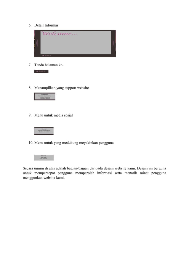 Desain umum tampilan (mockup) | PDF